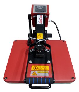 15"×15" Slider Heat Press Machine (Red) Touch Screen Smart Controller ...